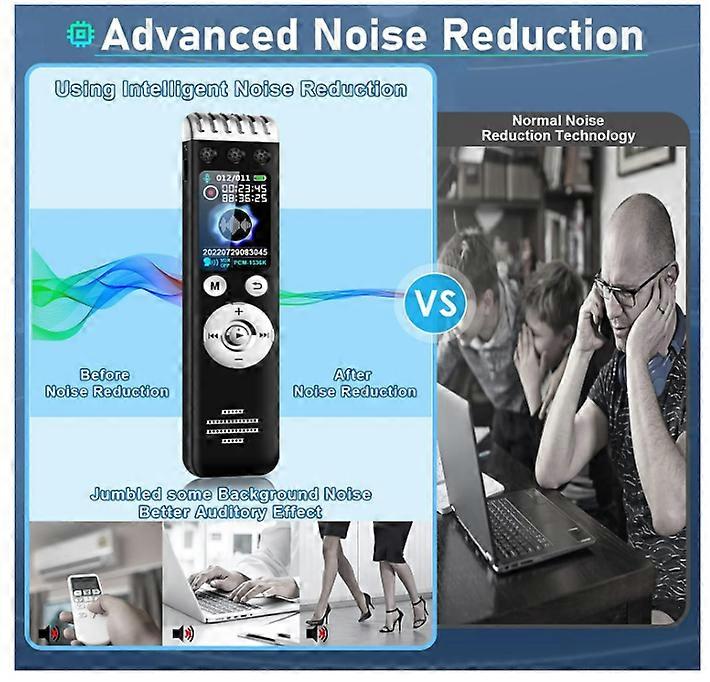 16GB Voice Recorder, Voice Activated Recorder with Playback for ...