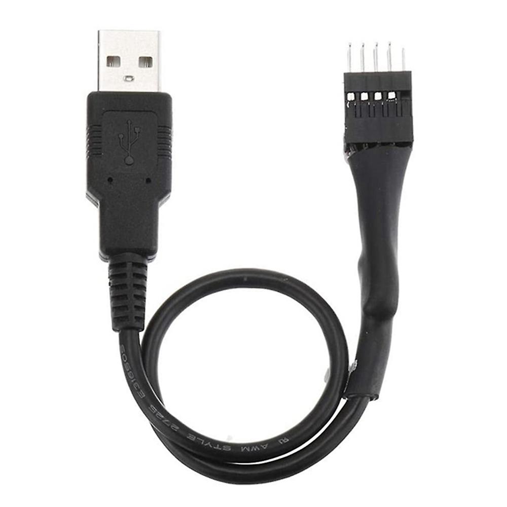 9pin Male To External Usb A Male Pc Mainboard Internal Data Extension ...