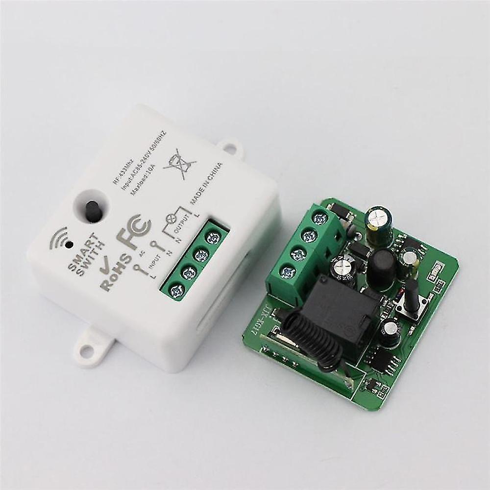 Wireless Smart Switch Light 433mhz Rf Switch With Remote Control Mini ...