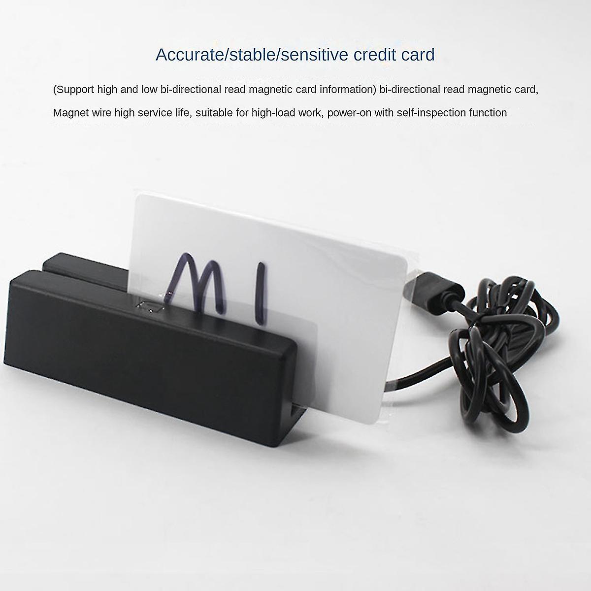 Msr90 Usb Magnetic Strip Card Reading Machine Card Reader Stripe 3 ...