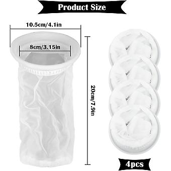 Set of 4 Nylon IBC Filters for 1000-Liter Rainwater IBC Tanks, Nylon ...
