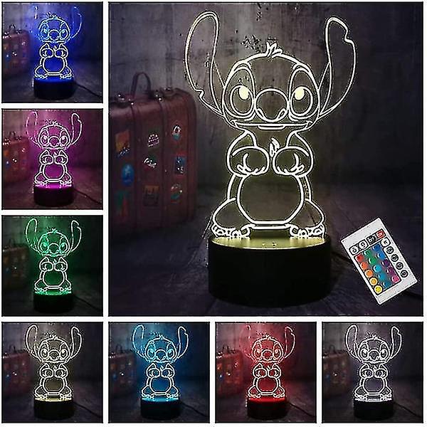 Stitch Night Light, Lilo Och Stitch Gifts 3d Stitch Lamp Toy [XH ...