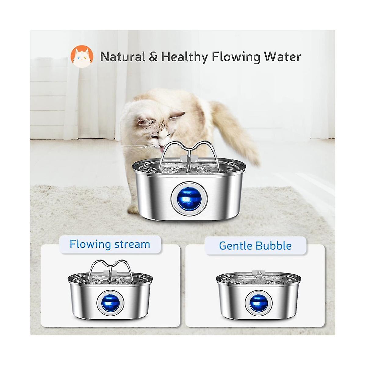 Pet Water Fountain Stainless Steel Automatic Water Fountain Fountain ...
