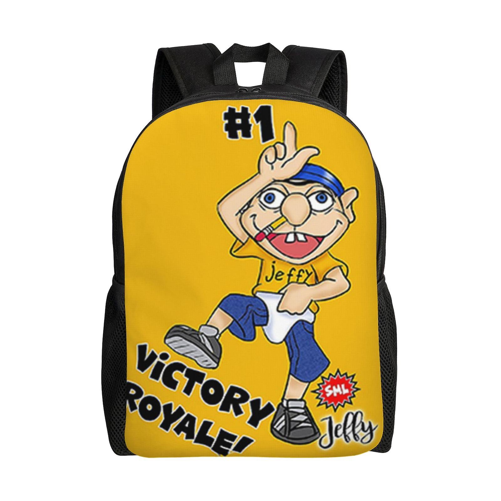 SML Movie Jeffy Unisex Backpack Laptop School Bag College Student ...