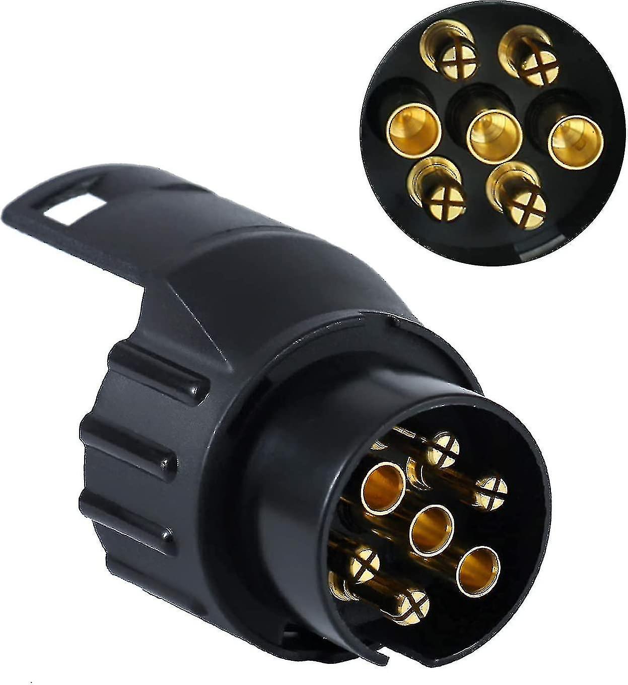 12v Trailer Plug Adapter, 13 To 7 Pin Trailer Plug For Car, Truck, Tow ...
