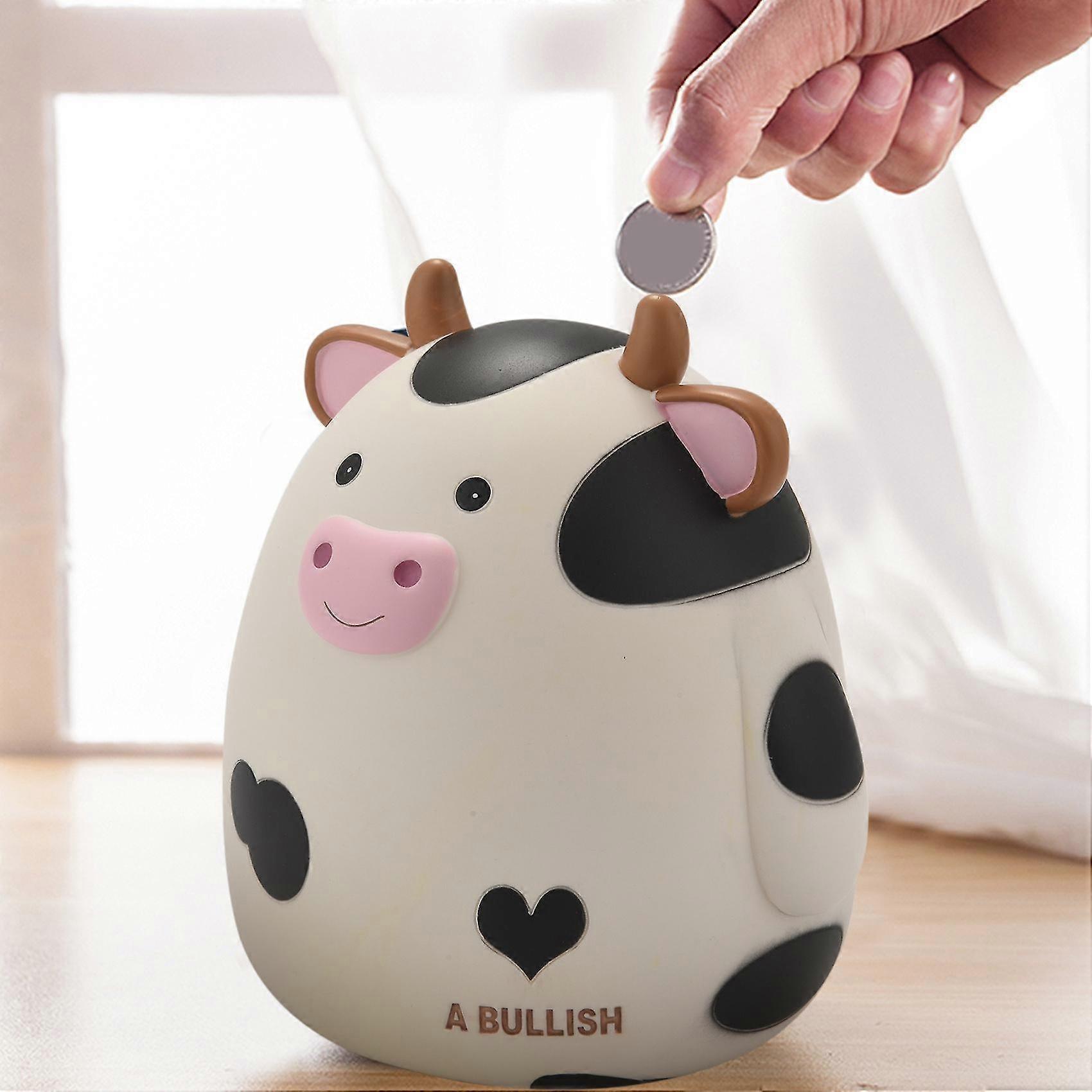 Cute Cartoon Cow Piggy Bank Money Box Large Savings Box Children Gifts ...