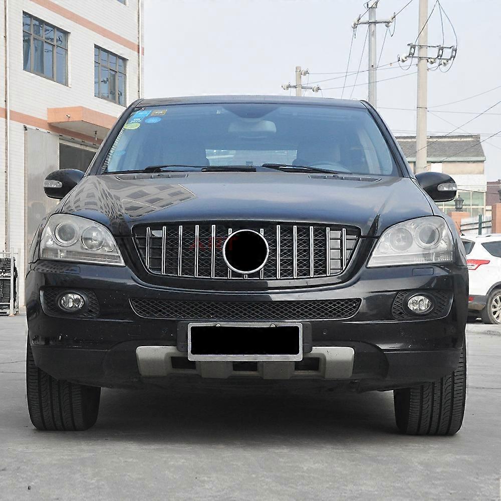 2005-2012 ML Front Bumper Grille W164 Grill Hood Mesh For merced W164 ...