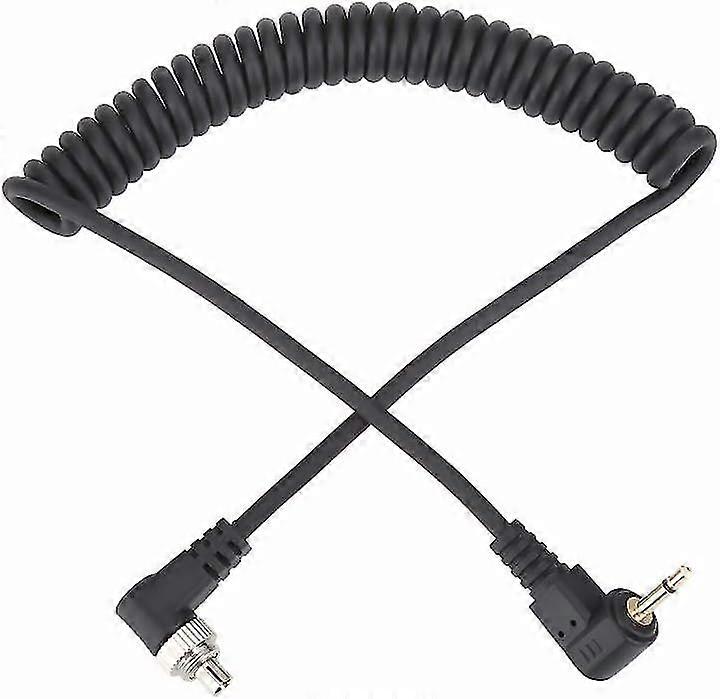 2.5mm To Male Flash Pc Sync Cable Cord With Screw Lock 100cm Extended ...
