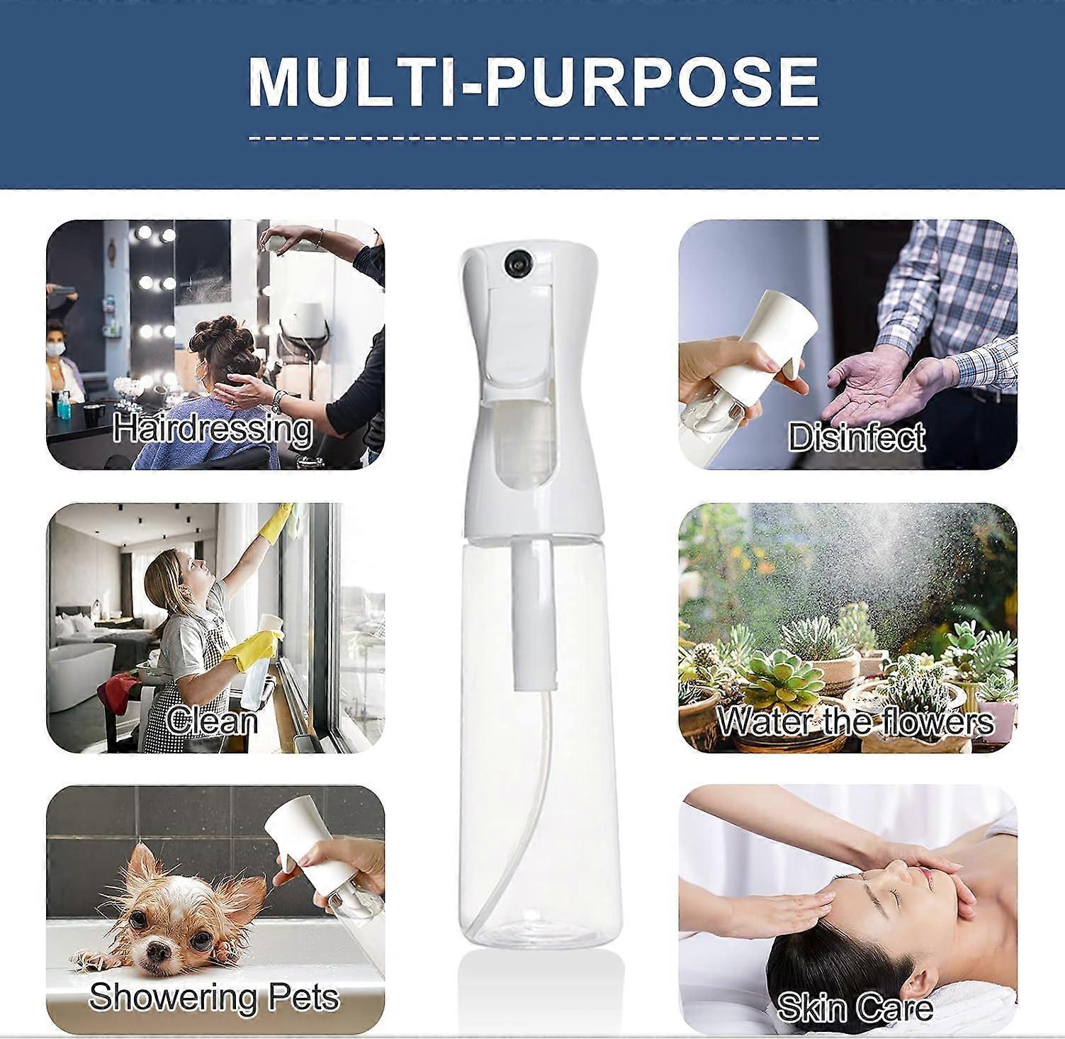 3pcs(200ml/300ml/500ml) Home Spray Bottle for Hair Empty Ultra Fine ...