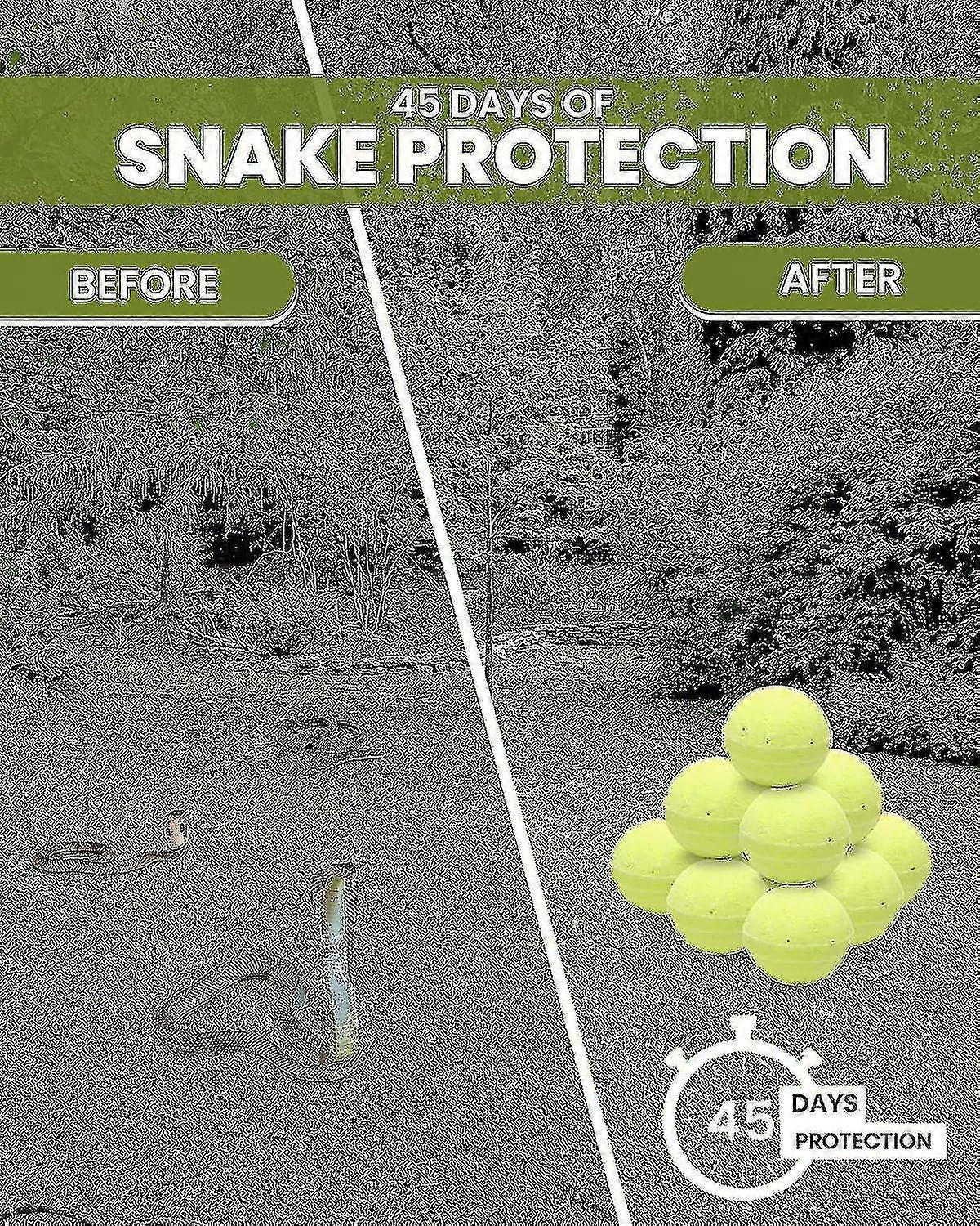 10 Pack Snake Away Repellent, Snake Repellent Balls For Repelling ...