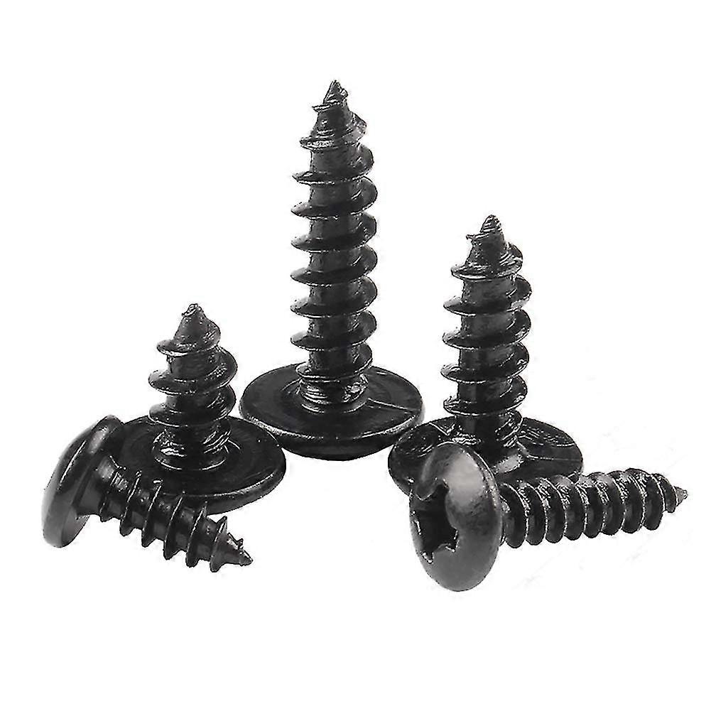 Self Tapping Wood Screws - Carbon Steel Screws Cross Head Round Head ...