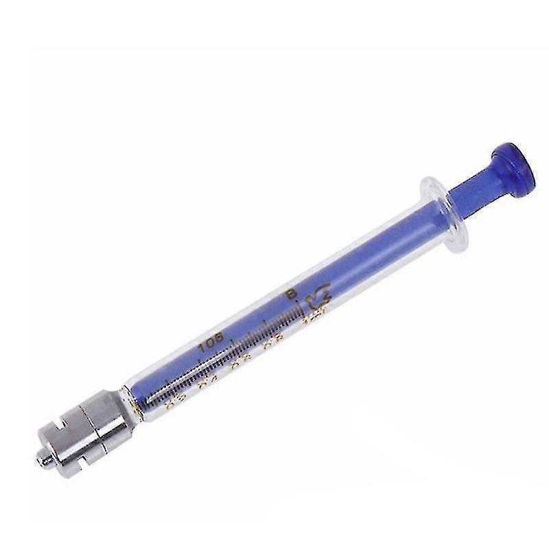 Glass Reusable Syringe With Metal Luer Lock Glass Sampler Ruhr ...