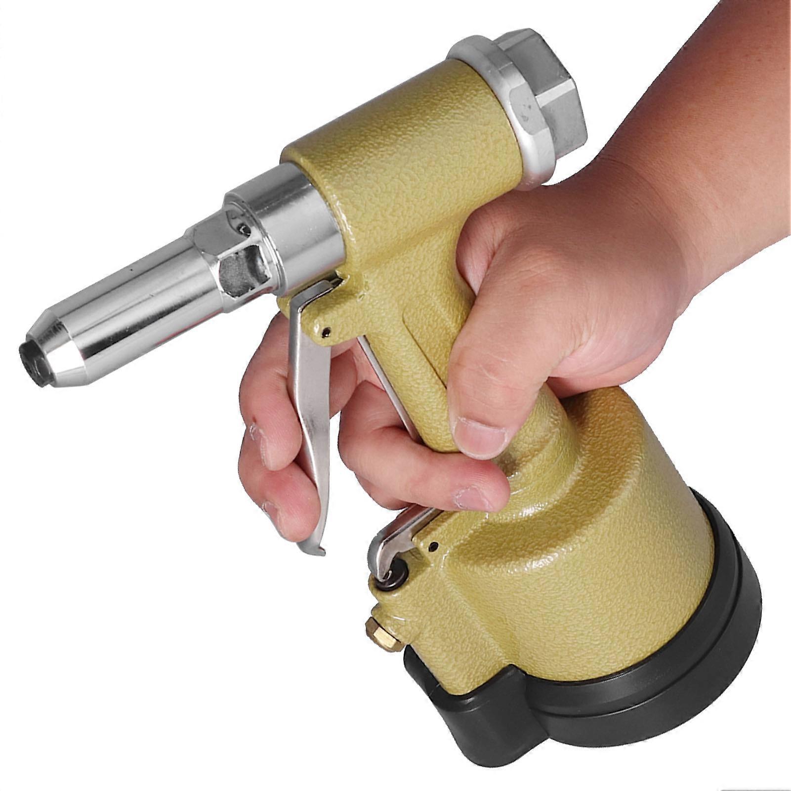 Pneumatic Riveter Short Cylinder Air Rivet Gun Hydraulic Riveting Tool ...