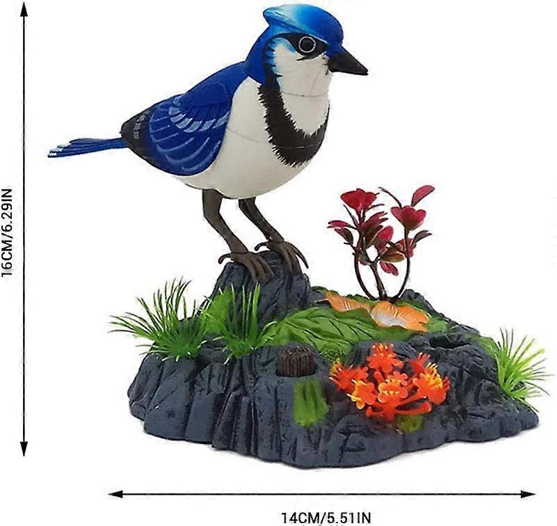 Electronic Talking Repeating Parrot Singing Bird Chirping with Motion ...