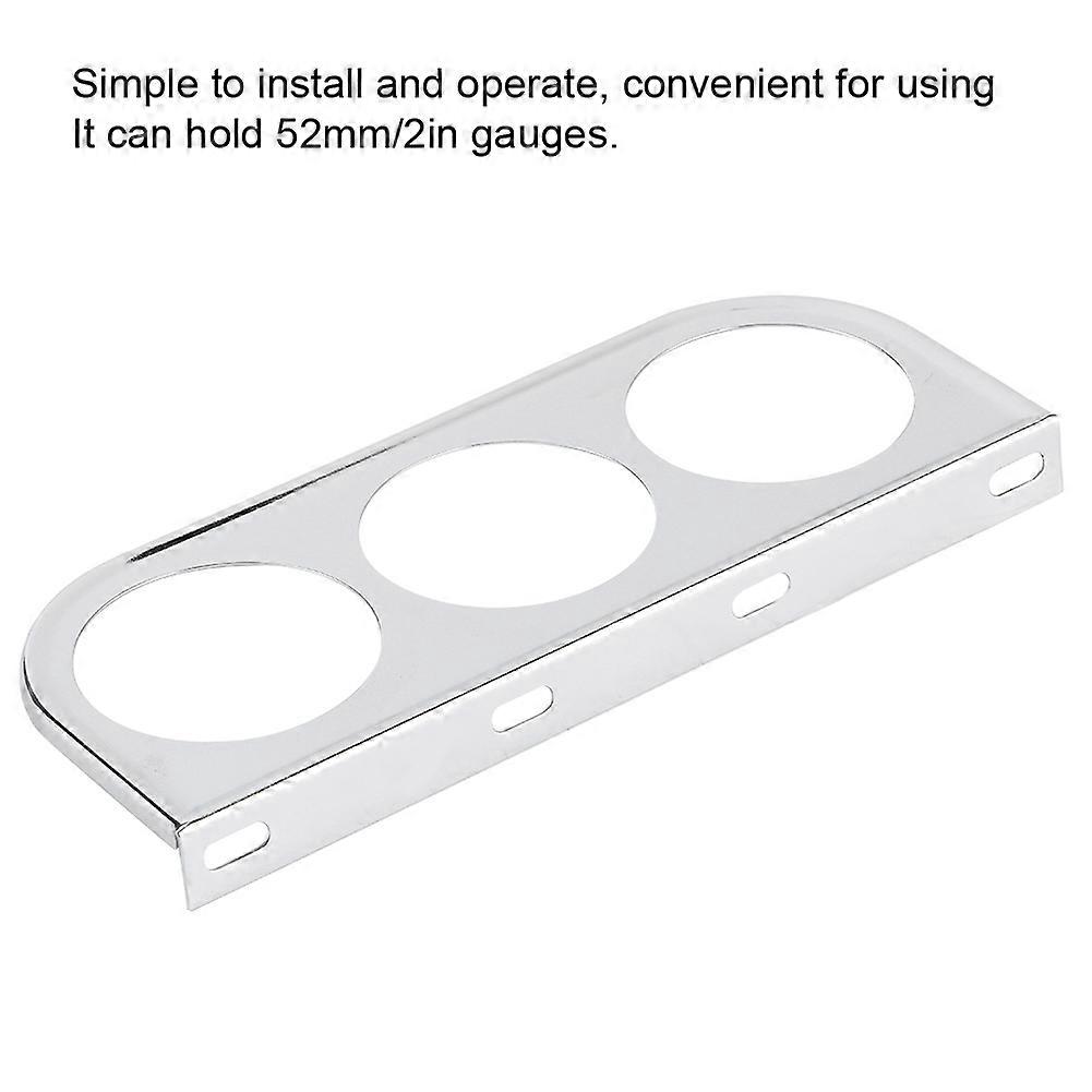 52mm/2in 3-Hole Triple Instrument Panel Shell Gauge Mounting Bracket ...