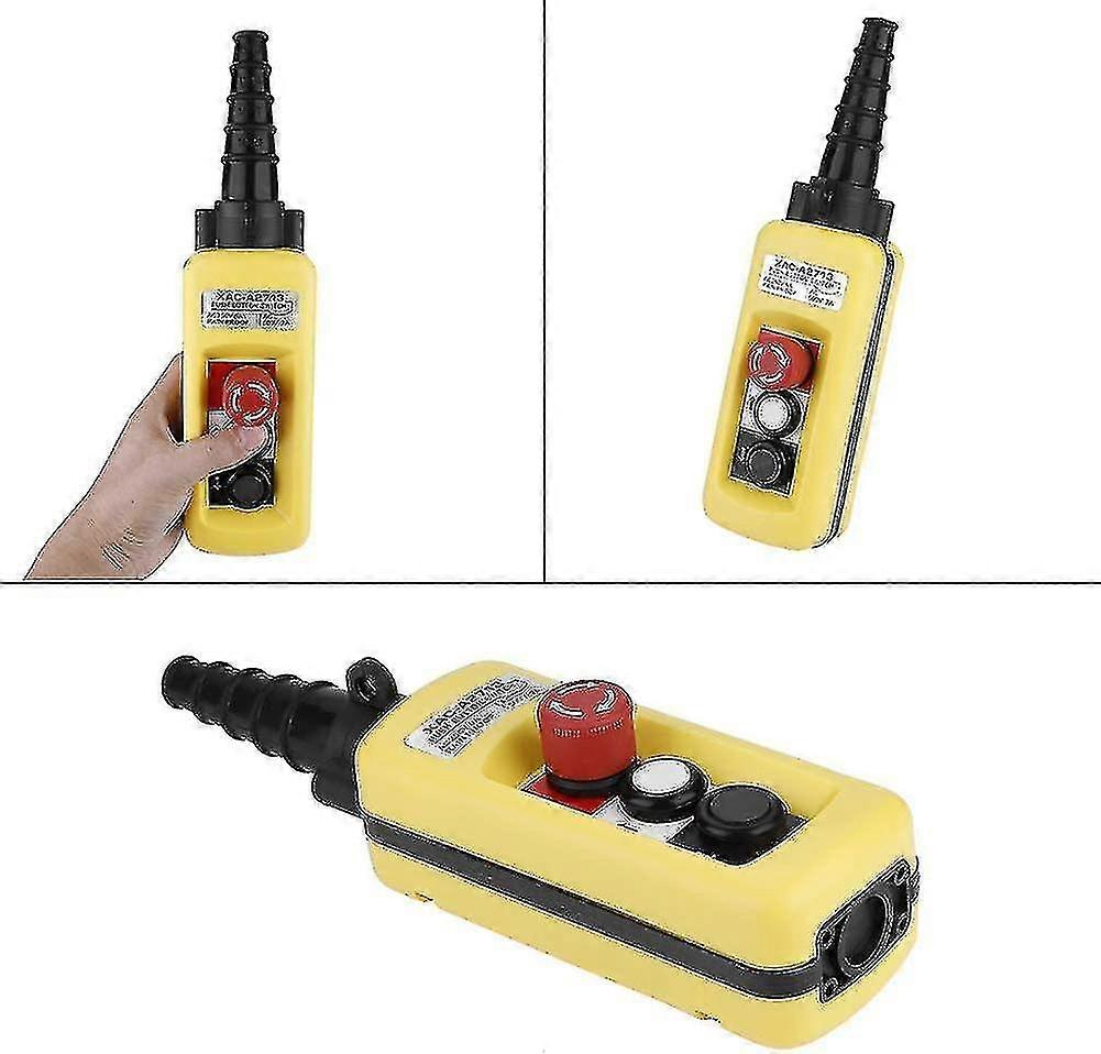 Crane Hoisting Control Switch, Xac-a2713 Suspension Hoisting Controller With Chain Crane Push ...