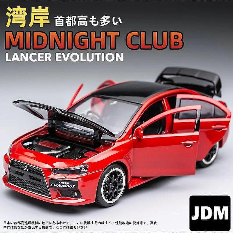 1:32 Mitsubishis Lancer Evo X 10 Alloy Racing Car Model Diecast Metal ...