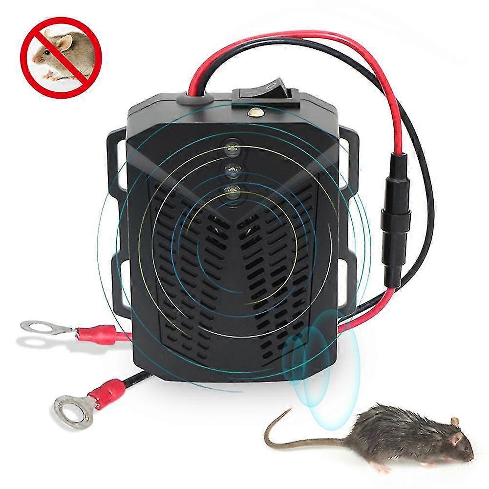 12V Car Rat Rodent Ultrasonic Repellent Marten Shock Vehicle Chases ...