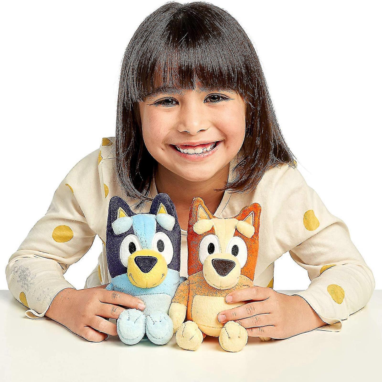 2pcs Bluey Bingo Plush Doll Cartoon Animal Soft Stuffed Toys Kids Gift ...