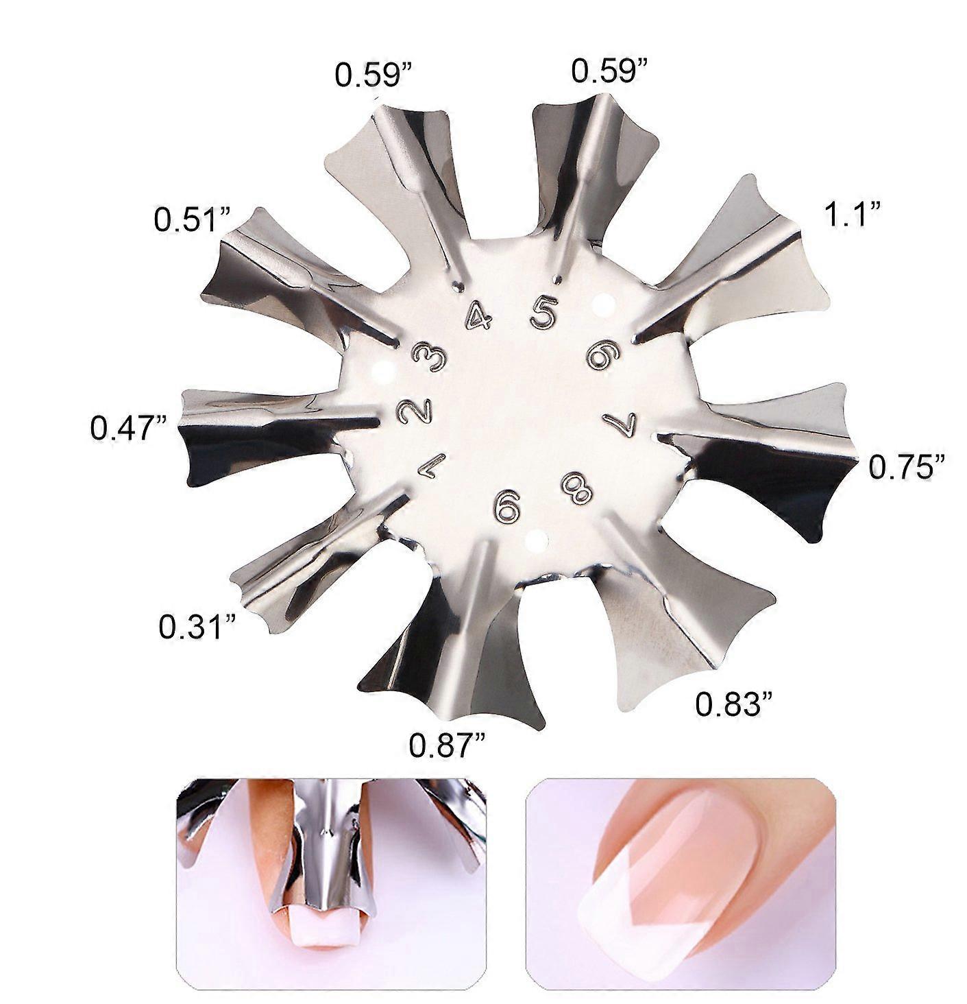 3pcs Easy French Smile Line Gel Cutter Tool Staniless Steel C-Shape ...