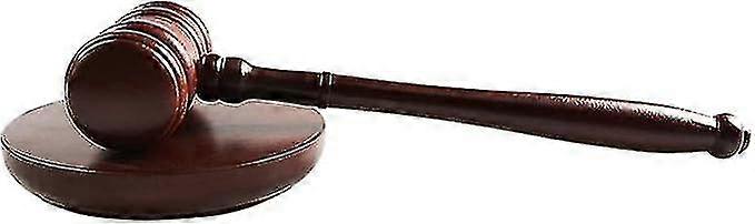 Wooden Gavel And Sound Block Set Wood Gavel And Round Hammer Sound ...