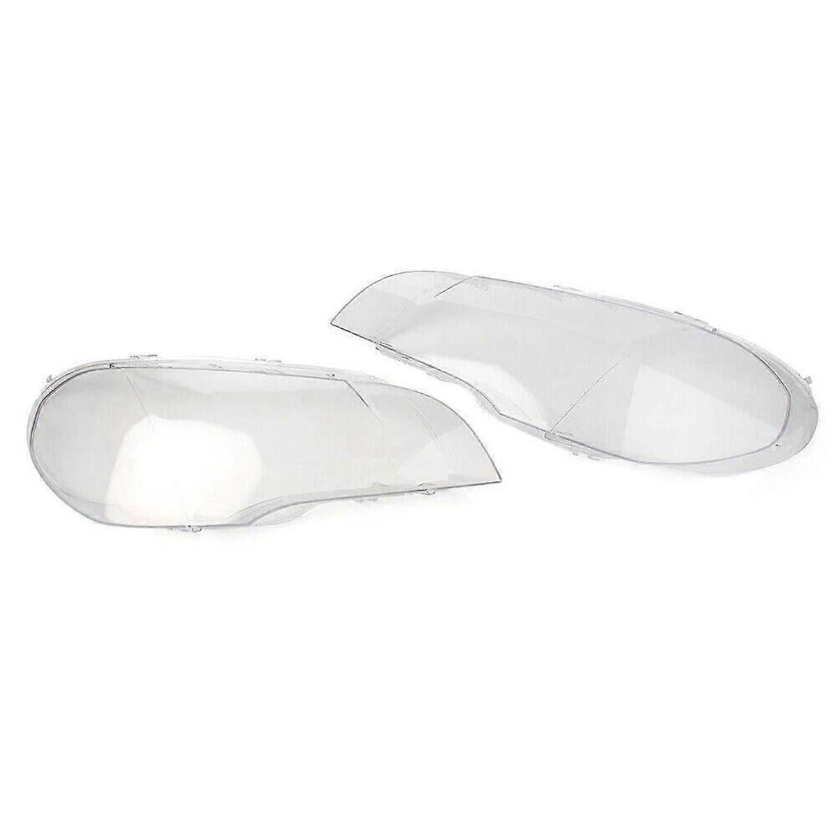 1Pair Car Headlight Shade Transparent Lampshade Headlight Cover (LH+RH ...