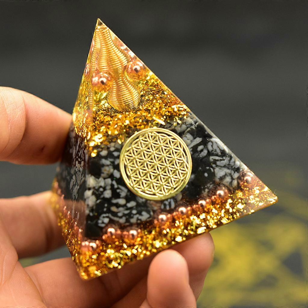 Orgonite Chakra Energy Pyramid Aura Divination Supplies Yoga Meditation ...