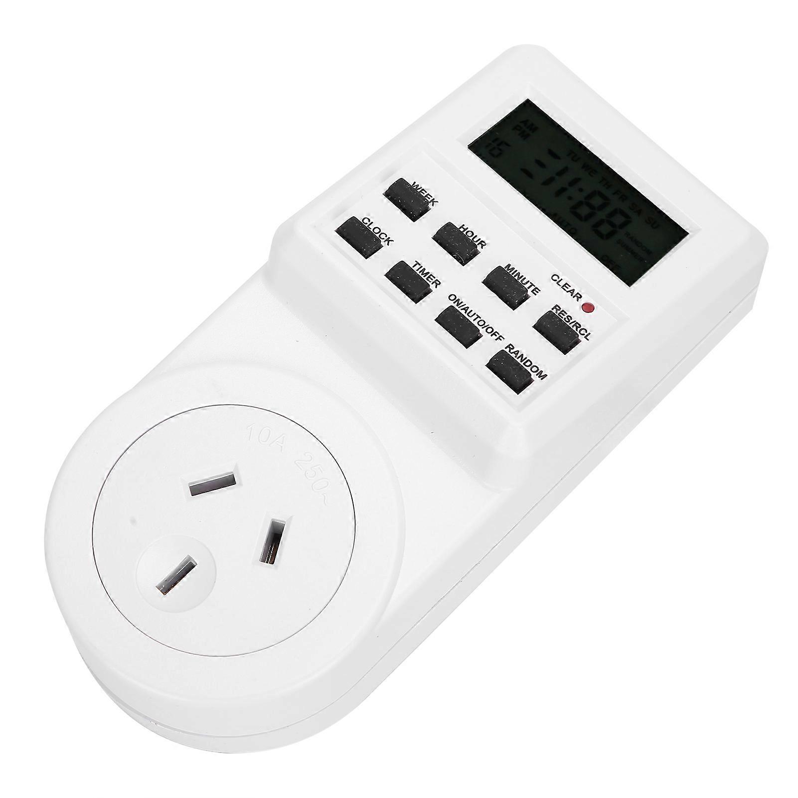 Timer Switch Plug Intelligent Programmable Outlet Timer Socket for ...
