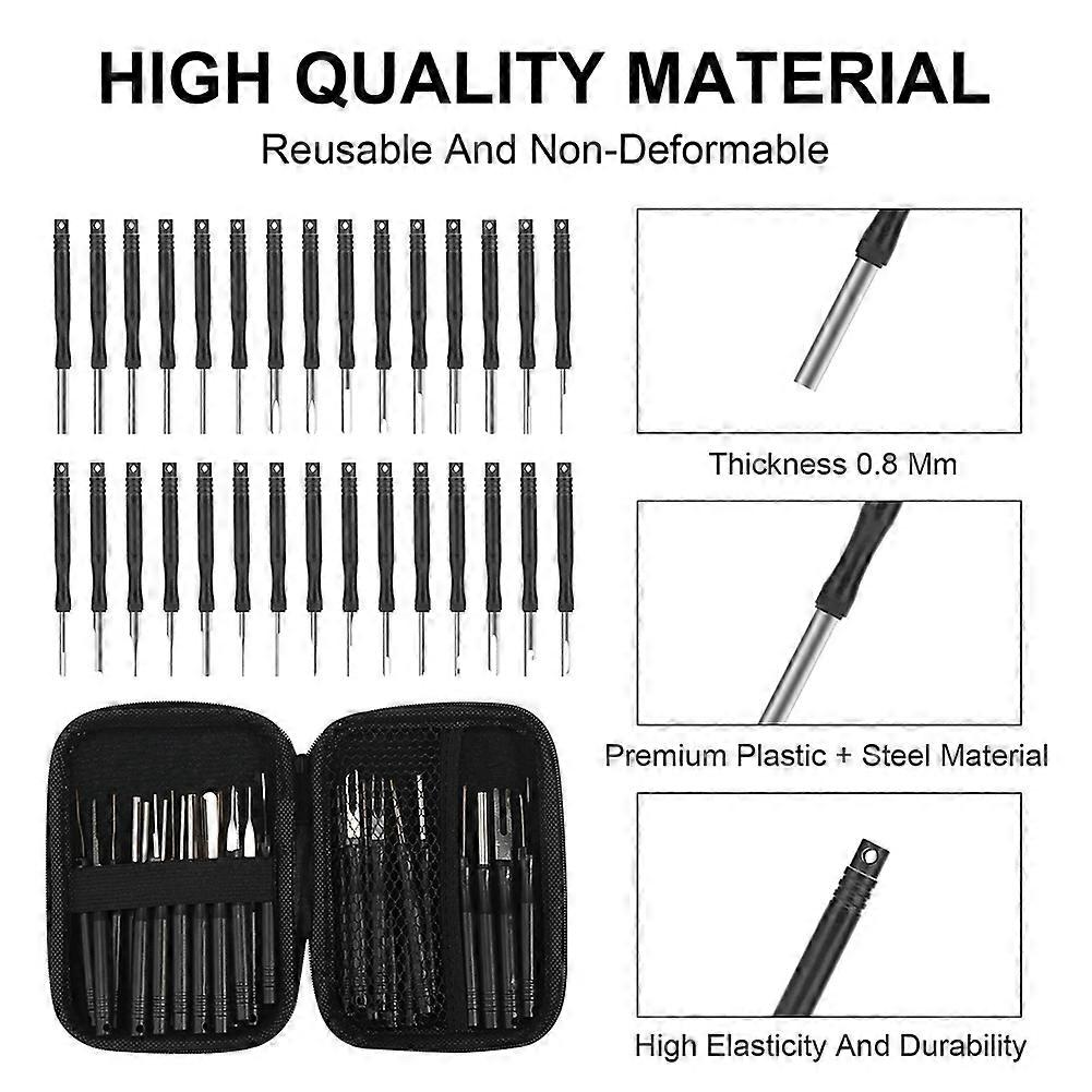 30pcs/set Vehicle Interior CarTerminal Removal Tool Kit Automobile ...