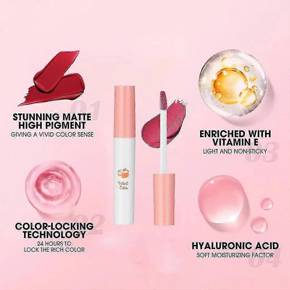 10 Colors Lip Tint Stain Set, Lana Matte lipstick cigarettes, tube ...