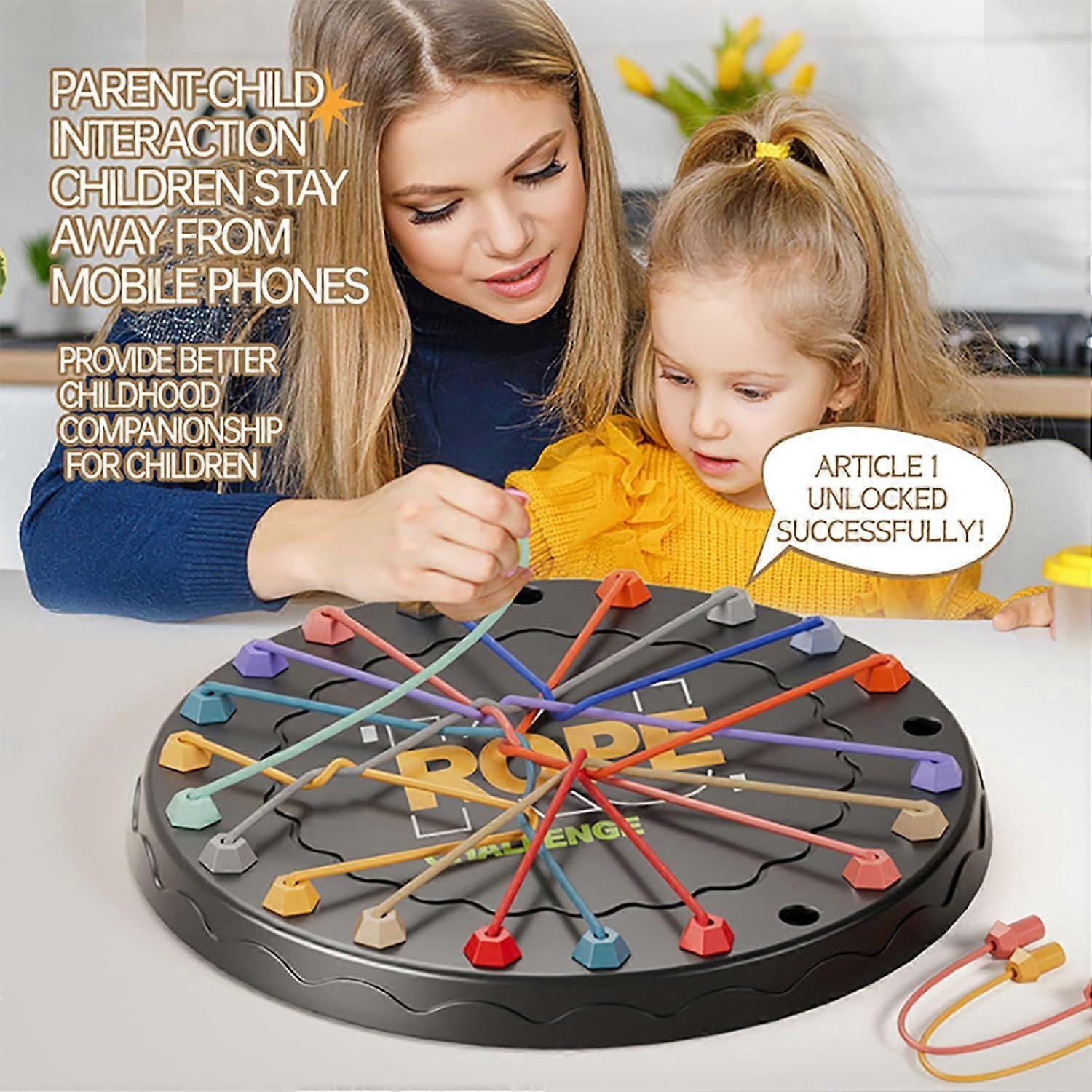 Rope Untangling Puzzle, Fun Family Game with Multiple Difficulty Levels ...