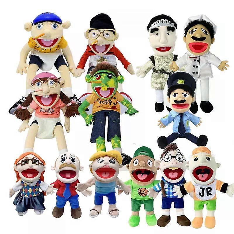 Jeffy Hand Puppet Toy Jeffys Zombie Boy Puppet Brinquedo Kawaii Stuffed ...