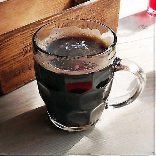 4 Set Pint Dimple Mugs Gift Boxed - 568 Millilitres Glass Beer Cups for ...