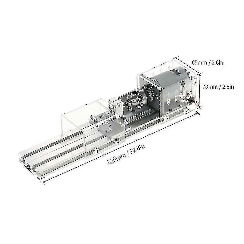 Mini Torna Makinesi Diy Ağaç İşleme Ahşap Torna Freze Makinesi Taşlama Parlatma Boncuk Matkap