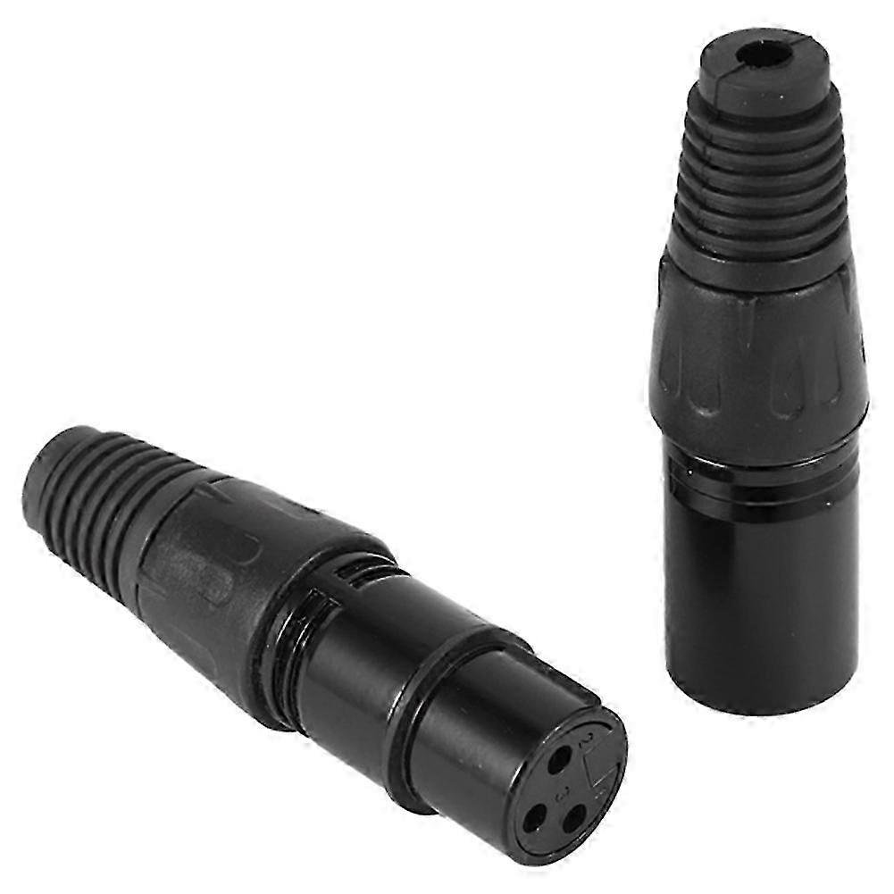 10 Pairs XLR 3 Pin Microphone Audio Cables Plug Connectors Male Female ...