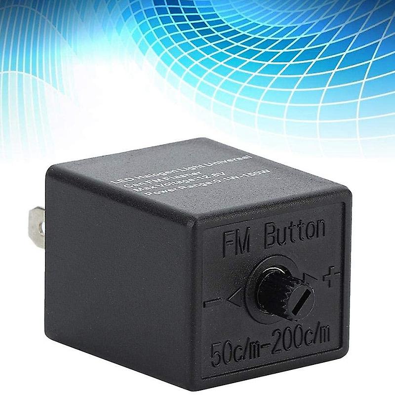 Led Flasher Relay, 12v 3-pin Adjustable Led Flasher Relay Turn Signal ...