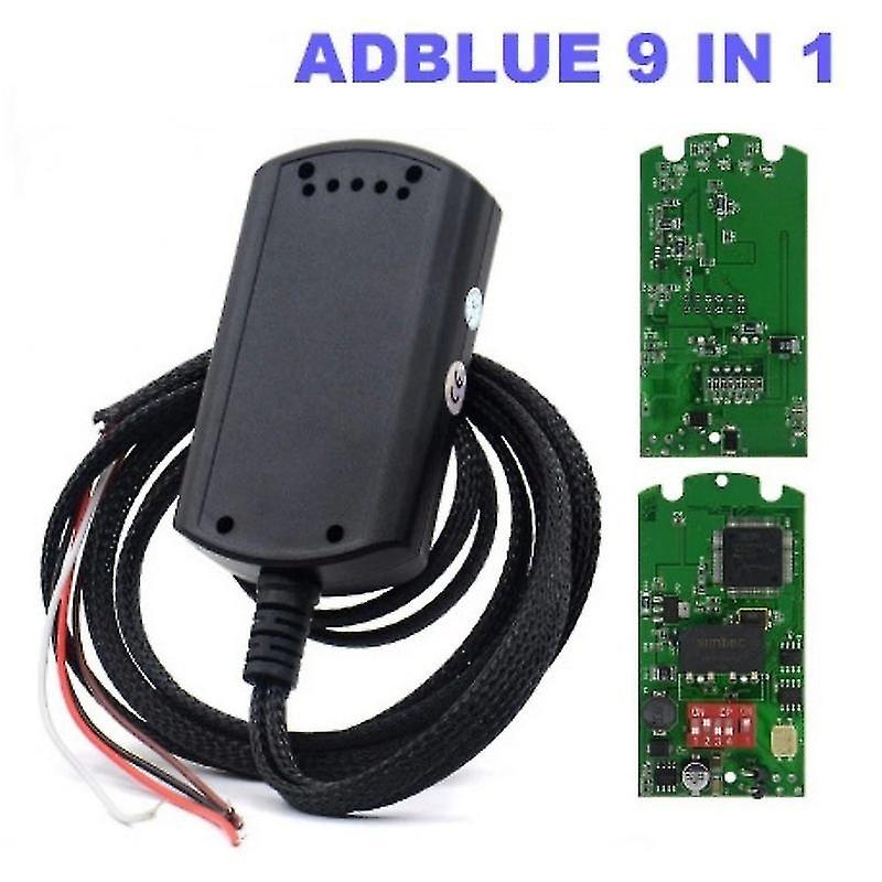 Full Chip Adblue 9 In 1 Truck Emulation Box Diagnostic Universal Adblue ...