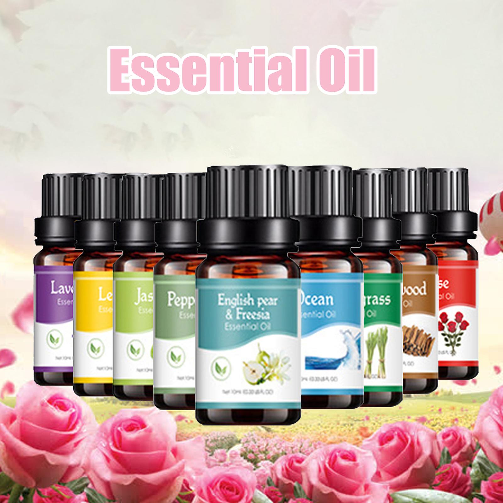 10ml Essential Oil High Purity Refresh Air Multiple Aromas Fragrance ...