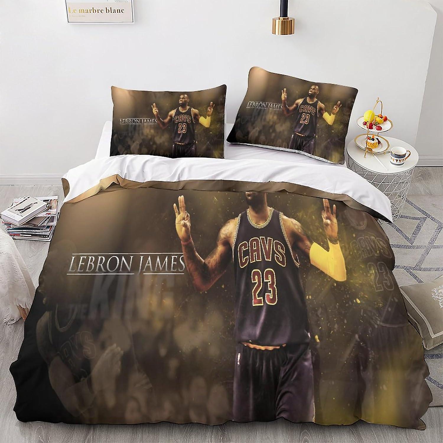 HOUKIG Bedding LeBron James Comforter Set 3D Printed Reversible Bed ...