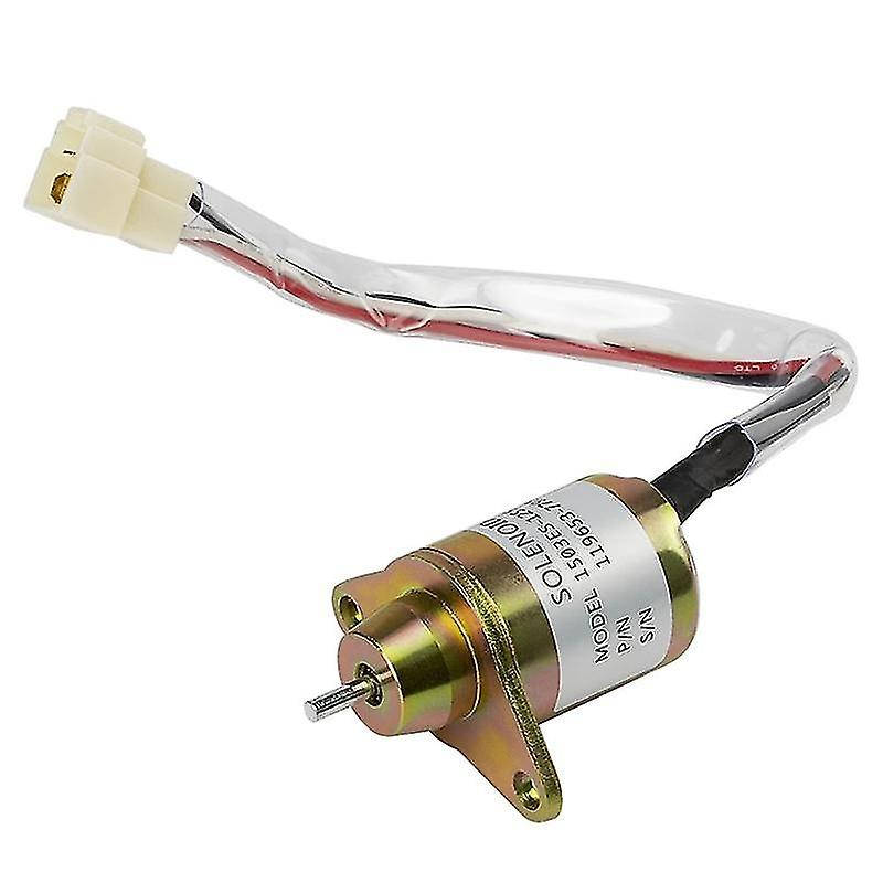 Fuel Shutoff Solenoid Compatible 12v Yanmar Engine Takeuchi 1503es ...