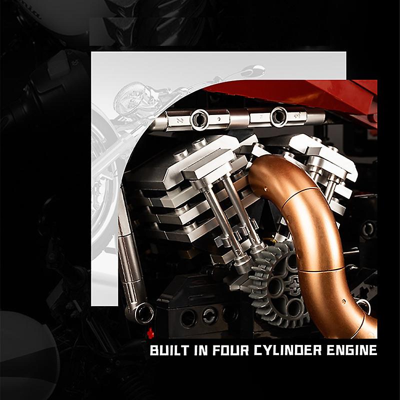 1:5 High Tech City Sports Racing Motorcycle Model Building Blocks ...