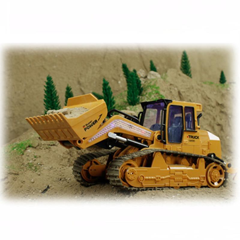 2.4Ghz Electric Rc Truck Bulldozer Engineering Vehicles Model Remote ...