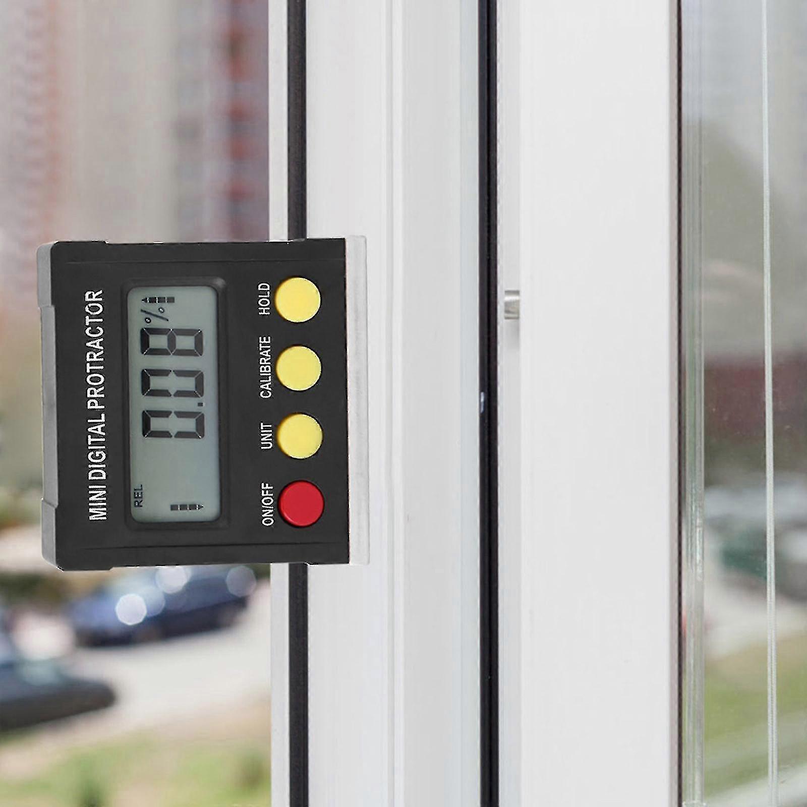 360 Degree Mini Digital Protractor Inclinometer Electronic Level Box ...
