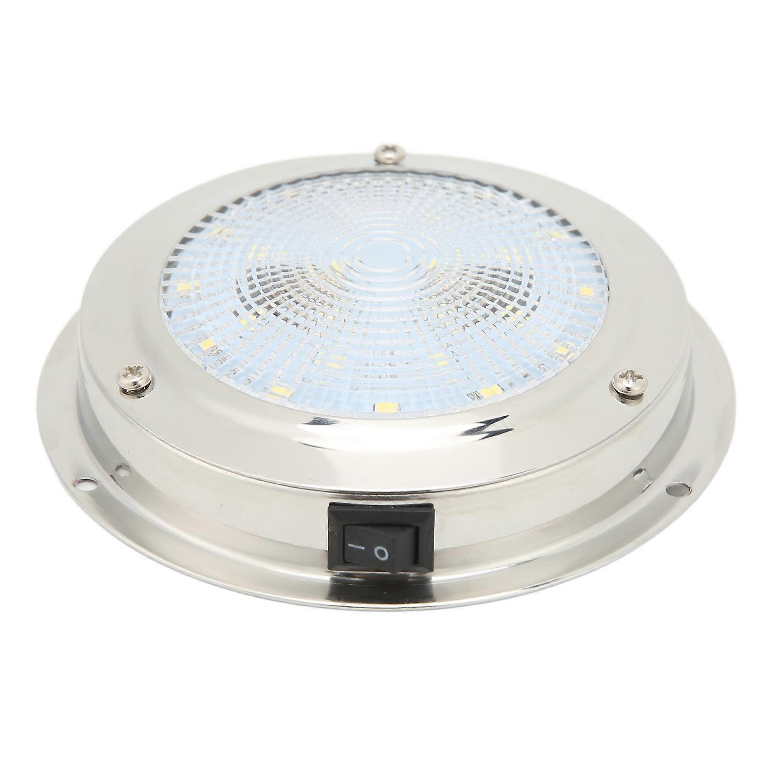 RV Ceiling Dome Light IP65 Waterproof 316 Stainless Steel Housing DC12 ...
