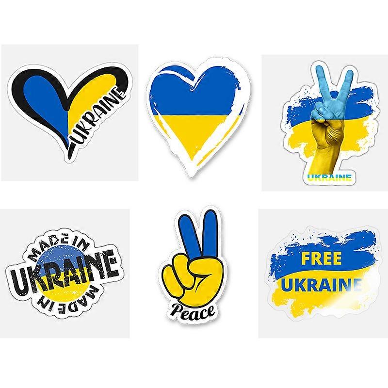 V1393# For Coat of Arms of Ukraine Car Sticker Map Decal Ukrainian ...
