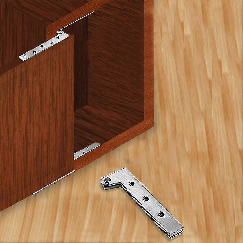 Set Of 2 Stainless Steel Hidden Door Pivot Hinges 360 Degree Rotation ...