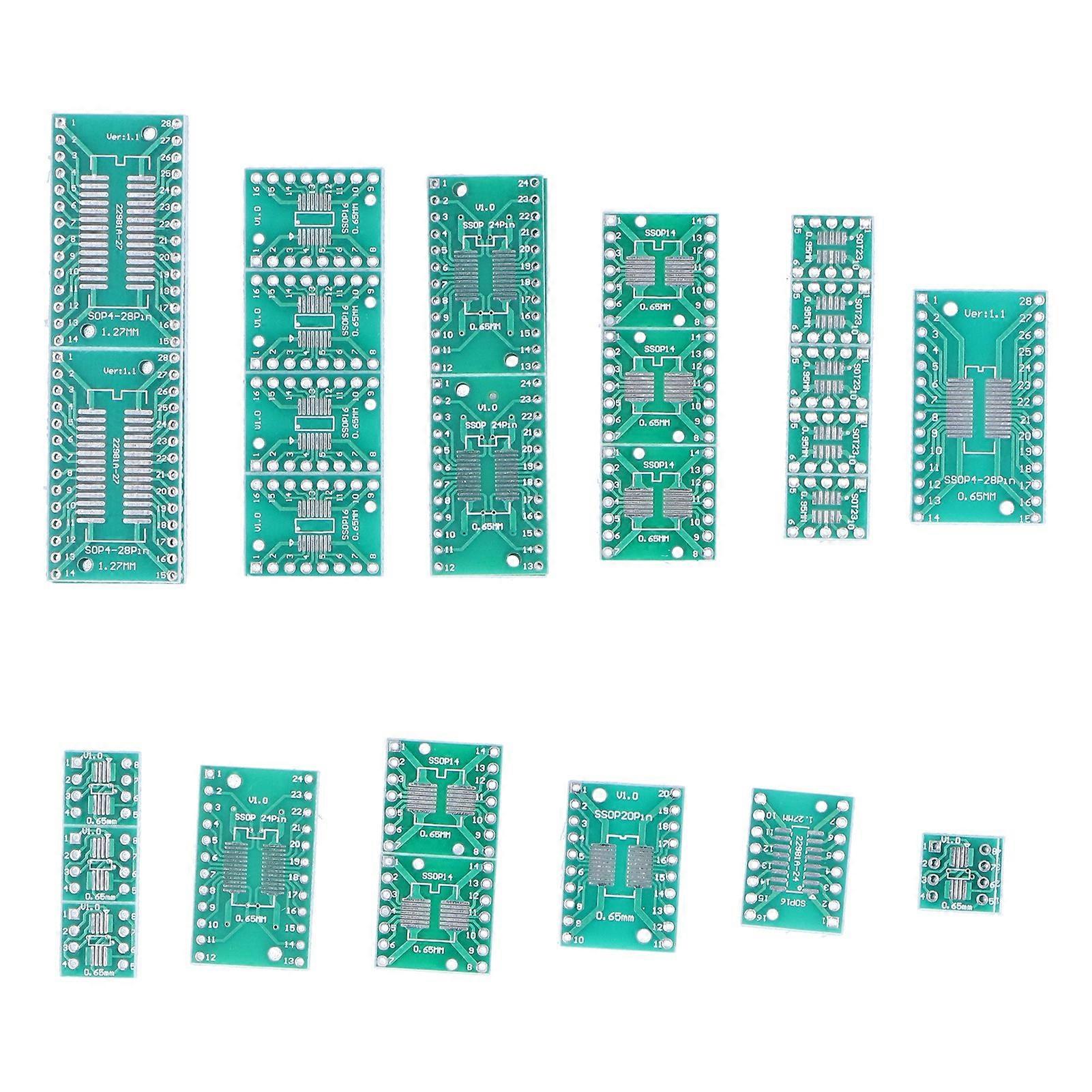 35Pcs Prototype Board PCB SMT to DIP Adapter Plate Converter Industrial ...