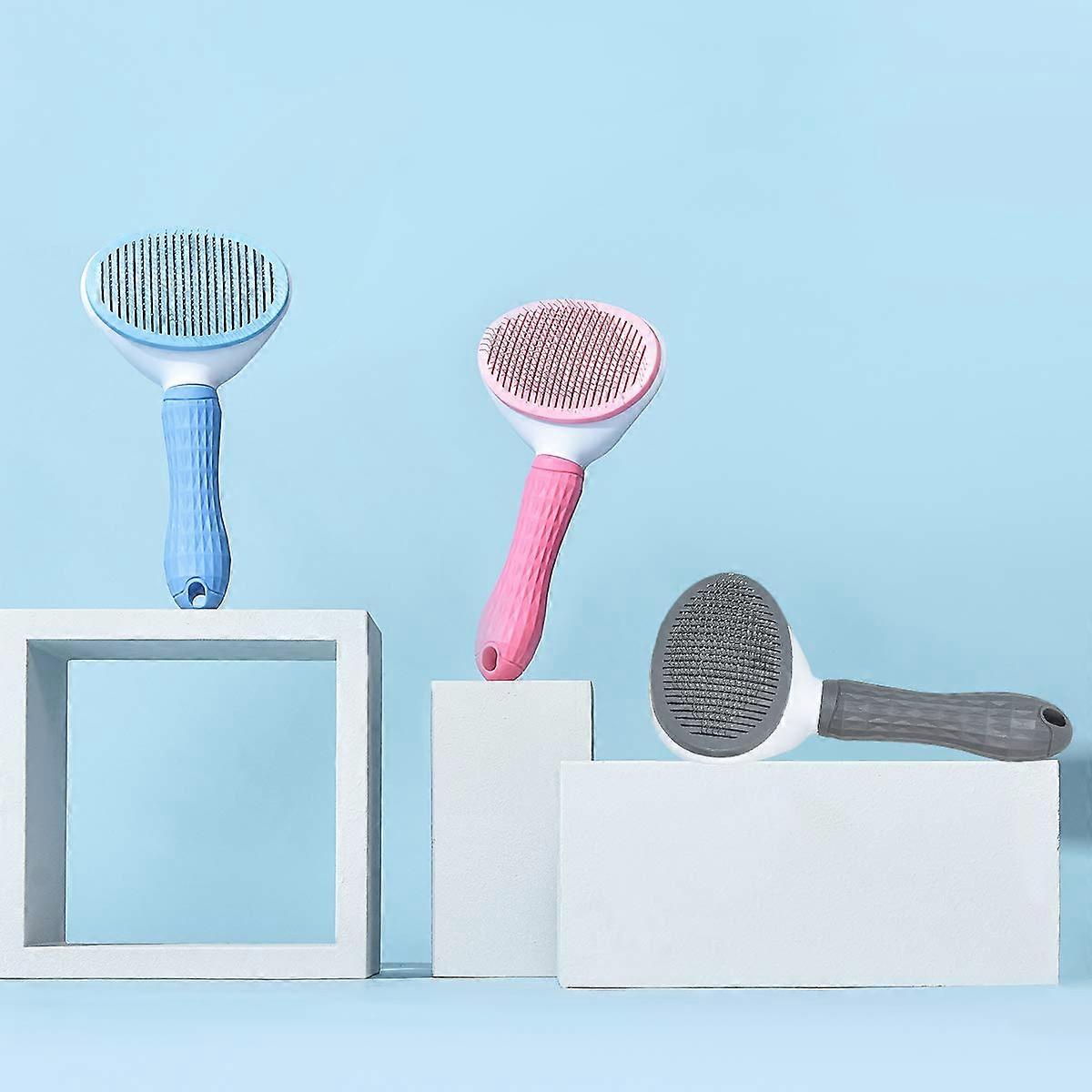 Brush use in Cat Dog,Shedding Brush with Self-Clean Eject Button,Cat ...