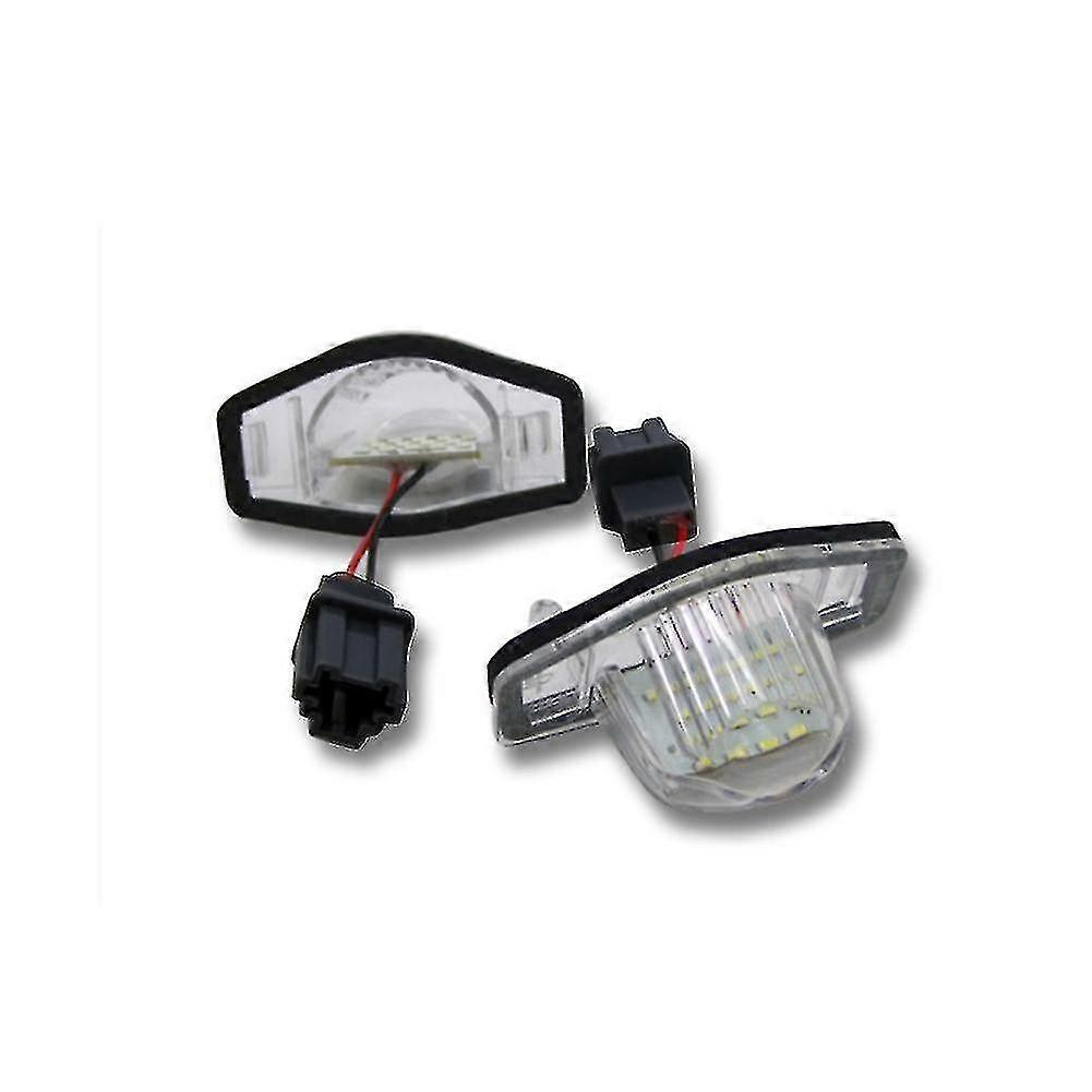 2 Pcs/set 18 Led Lamp Number License Plate Light For Honda Fit Jazz ...
