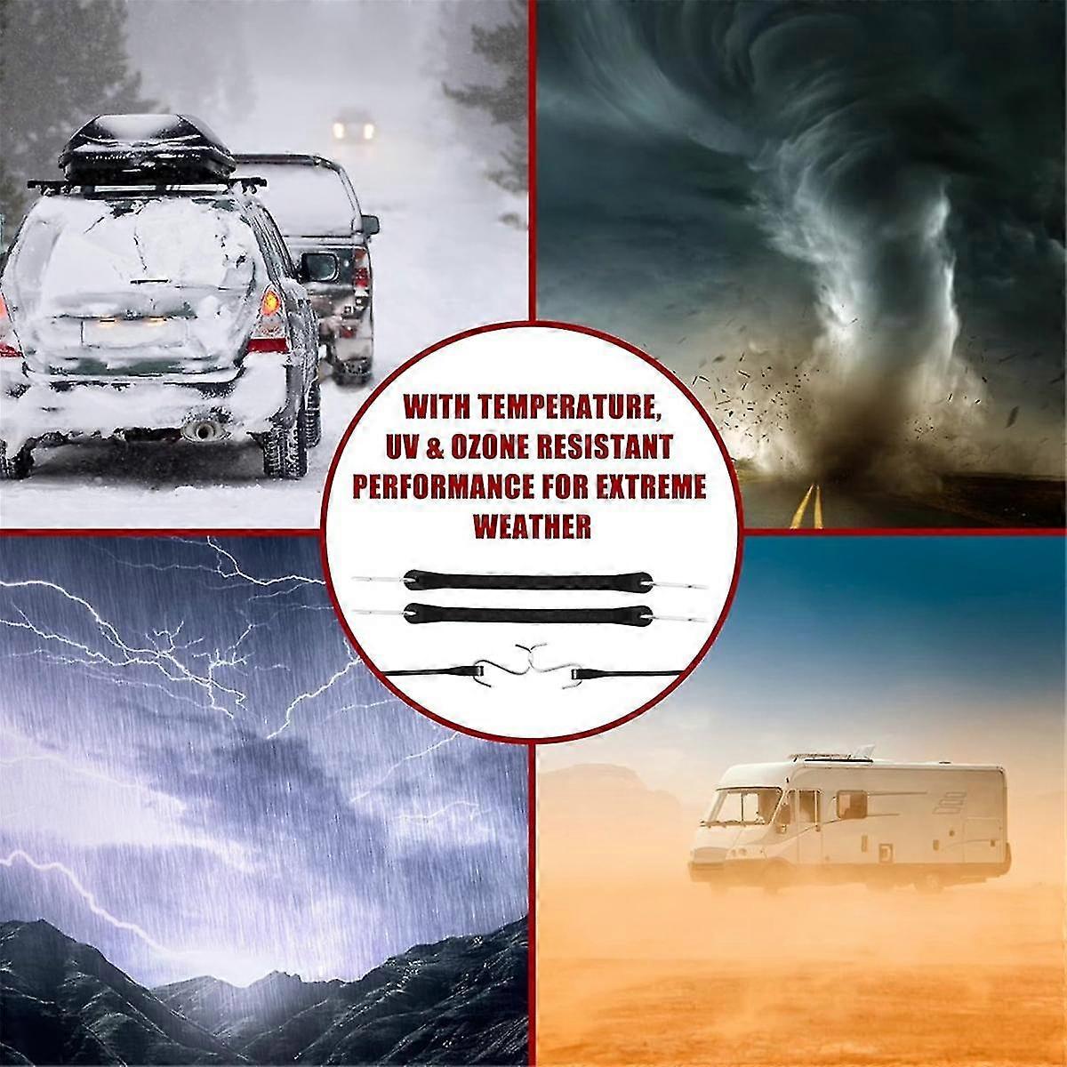 Rubber Cords With Hooks 6 Inch,rubber Bungee Cords Heavy Duty Outdoor ...